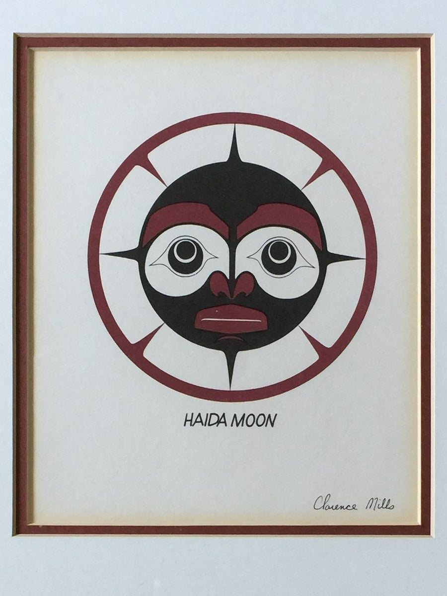 Native American, Pacific Northwest Canada, Haida Moon Art Print, 1970 ...